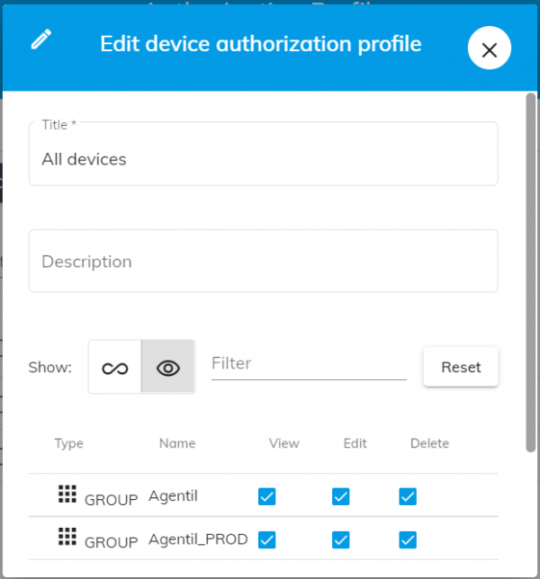 Application Authorization Profiles [Products documentation]